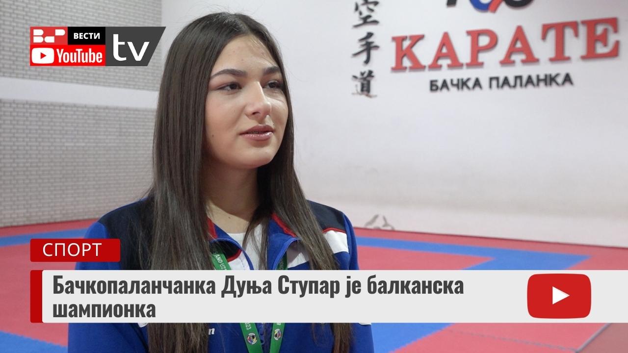 Bačkopalančanka Dunja Stupar je balkanska šampionka (VIDEO)